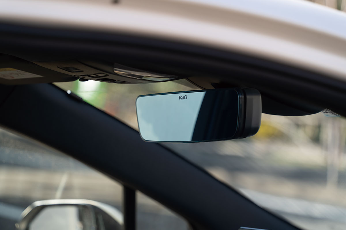 TOM S Racing Wide Rear View Mirror For GR86 BRZ