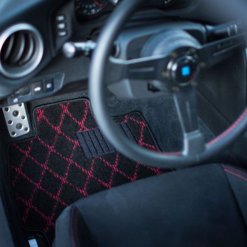 Zero Diamond Pattern Floor Mats For 12 21 86 FRS BRZ